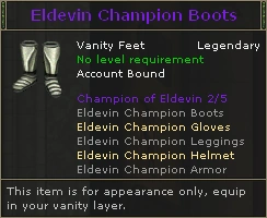 Eldevin Champion Boots | Eldevin Wiki | Fandom