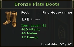 Bronze Plate Boots | Eldevin Wiki | Fandom