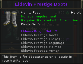 Eldevin Prestige Boots | Eldevin Wiki | Fandom