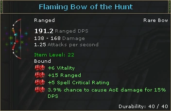 Flaming Bow of the Hunt | Eldevin Wiki | Fandom