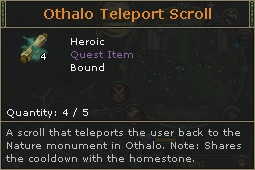 Othalo Teleport Scroll | Eldevin Wiki | Fandom