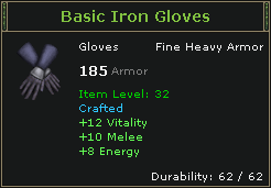 Basic Iron Gloves | Eldevin Wiki | Fandom