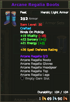 Arcane Regalia Boots | Eldevin Wiki | Fandom