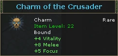 Charm of the Crusader | Eldevin Wiki | Fandom