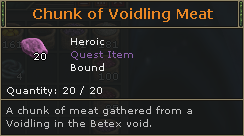Chunk of Voidling Meat | Eldevin Wiki | Fandom