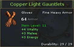 Copper Light Gauntlets | Eldevin Wiki | Fandom
