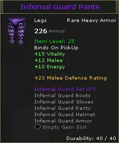 Infernal Guard Pants | Eldevin Wiki | Fandom