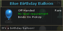 Blue Birthday Balloon | Eldevin Wiki | Fandom
