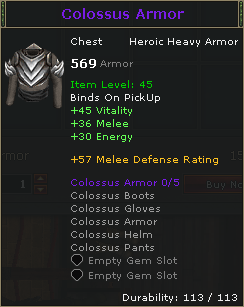 Colossus Armor | Eldevin Wiki | Fandom