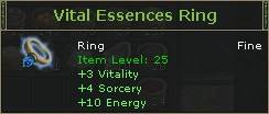 Vital Essences Ring | Eldevin Wiki | Fandom