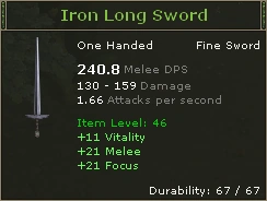 Iron Long Sword | Eldevin Wiki | Fandom