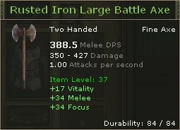 Rusted Iron Large Battle Axe | Eldevin Wiki | Fandom