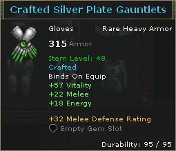 Crafted Silver Plate Gauntlets | Eldevin Wiki | Fandom