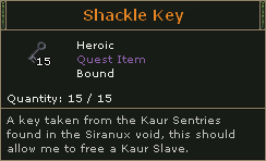Shackle Key | Eldevin Wiki | Fandom