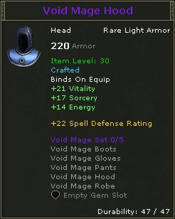 Void Mage Hood | Eldevin Wiki | Fandom