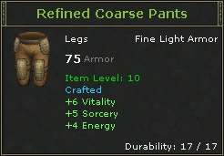 Refined Coarse Pants | Eldevin Wiki | Fandom