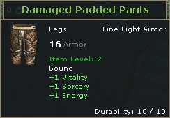Damaged Padded Pants | Eldevin Wiki | Fandom