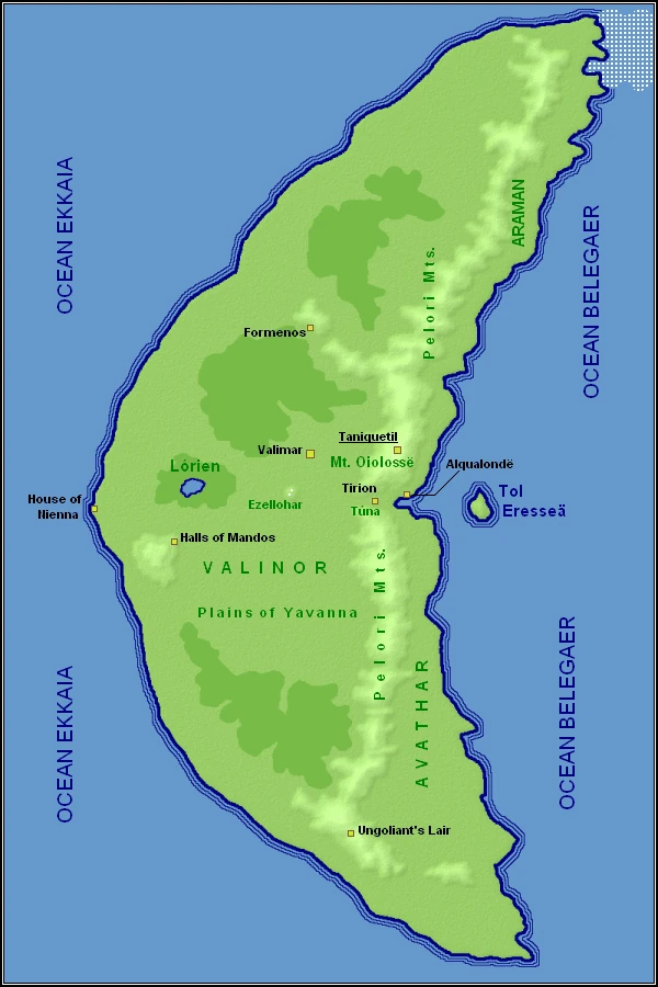 Valinor | Tolkienpedia | Fandom