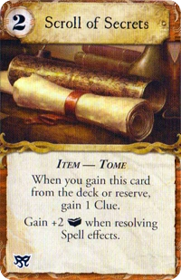 Scroll of Secrets | Eldritch Horror Wiki | Fandom