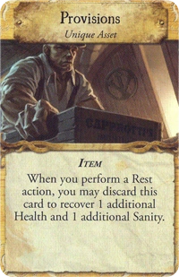 Provisions | Eldritch Horror Wiki | Fandom