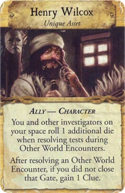 Henry Wilcox | Eldritch Horror Wiki | Fandom