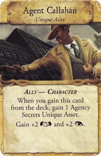 Agent Callahan | Eldritch Horror Wiki | Fandom