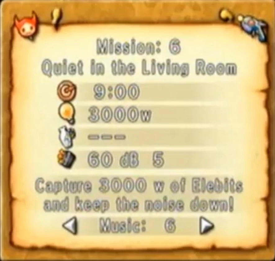 Mission 06: Quiet in the Living Room | Elebits Wiki | Fandom