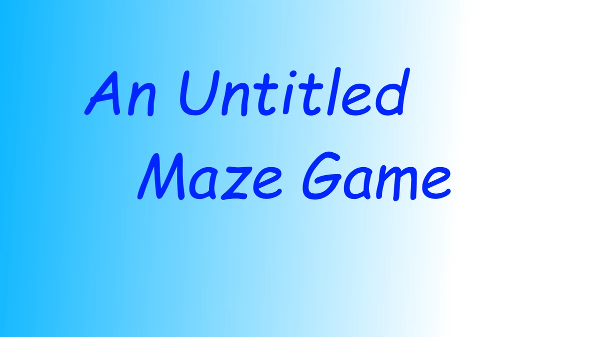 An Untitled Maze Game | Encyclopedia ElectricMario | Fandom