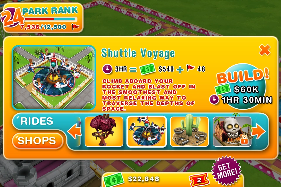 Shuttle Voyage | Electronic Arts Theme Park Wiki | Fandom