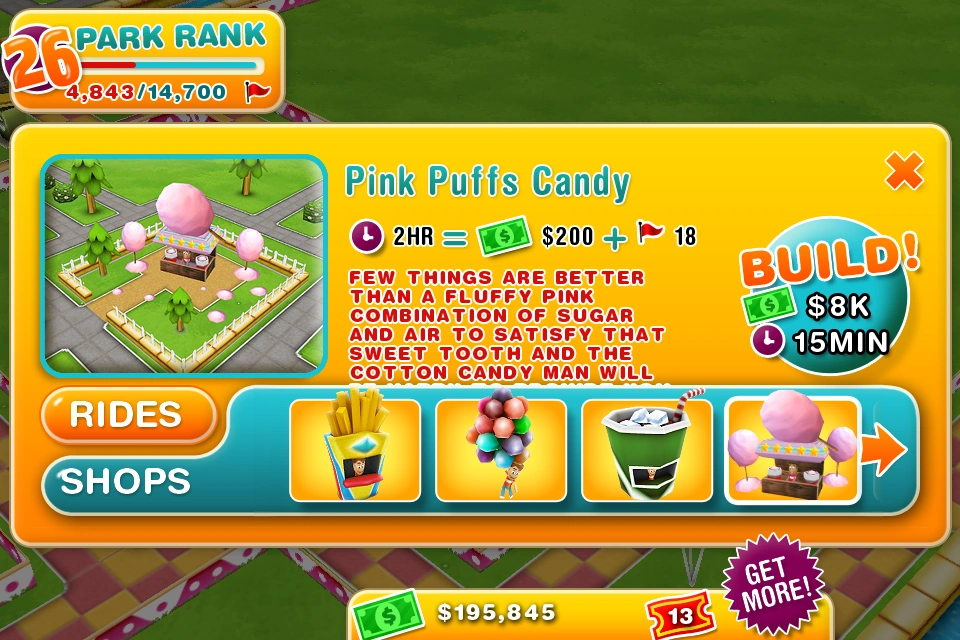 Pink Puffs Candy | Electronic Arts Theme Park Wiki | Fandom