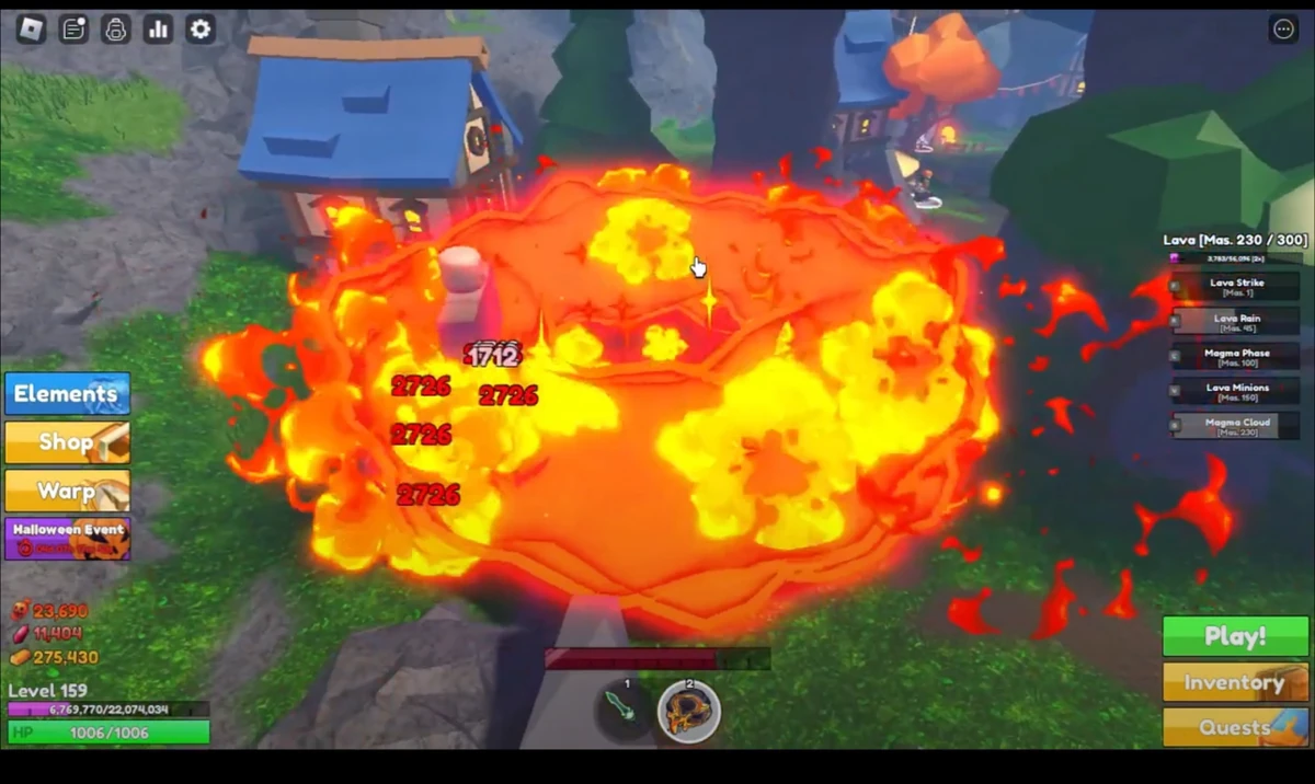 Magma element | Elemental Dungeons Roblox Wiki | Fandom