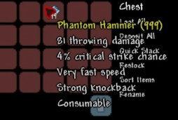 Phantom hammer | Elemental Unleash (Bluemagic's Mod) Wiki | Fandom