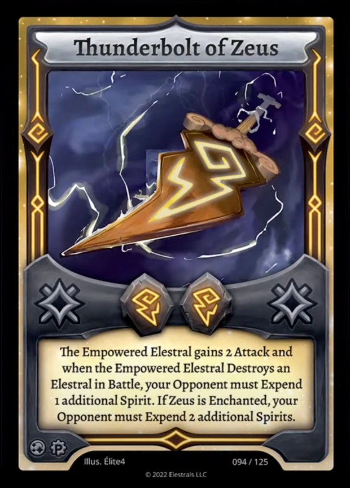 Thunderbolt of Zeus | ElestralsCardGame Wiki | Fandom