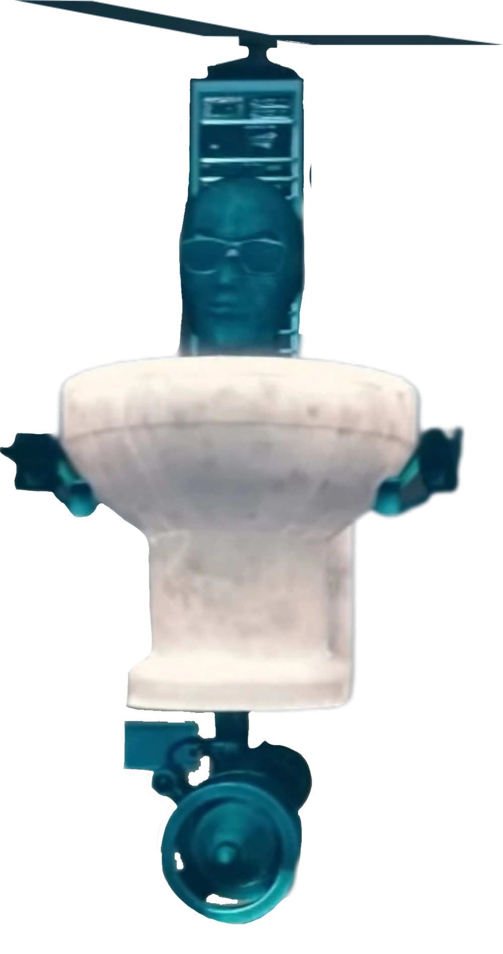 Helicopter Masked Artillerist Toilet | ELETRONICS VS. TOILETS Wiki | Fandom