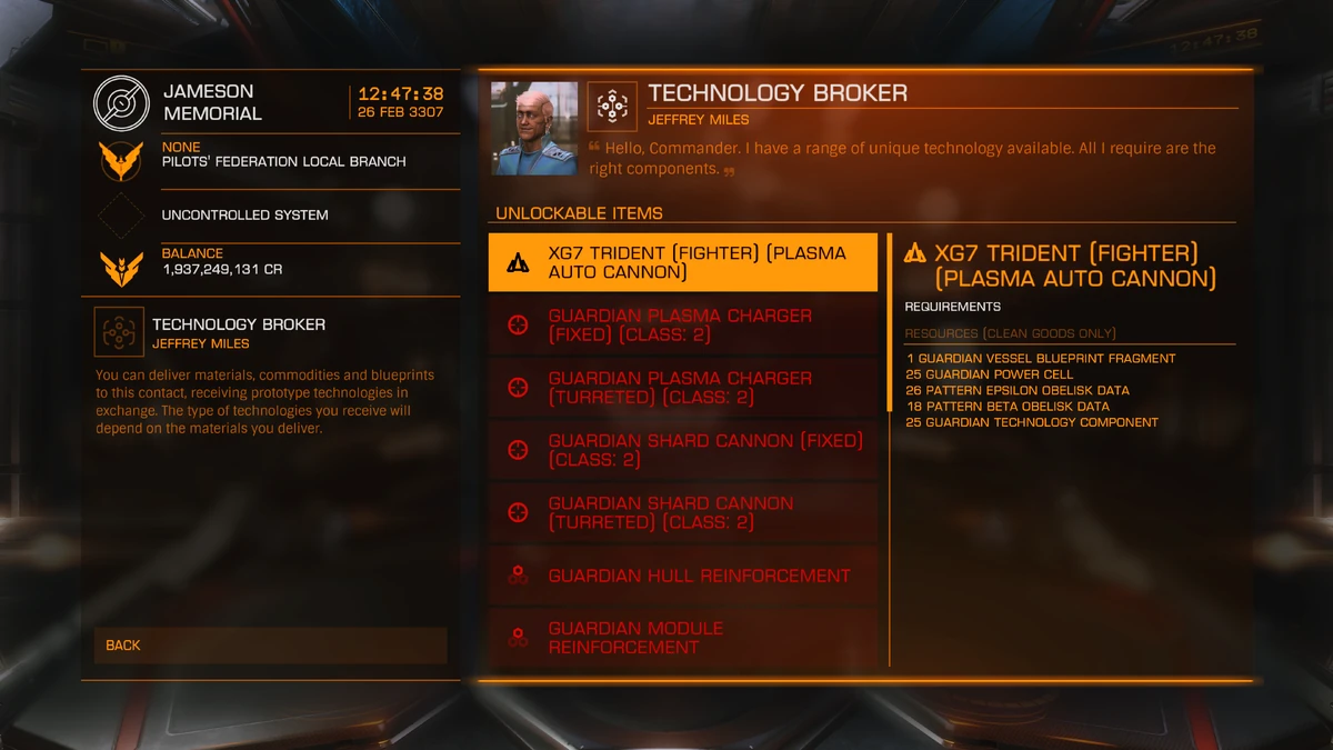 Technology Broker | Elite Dangerous Wiki | Fandom