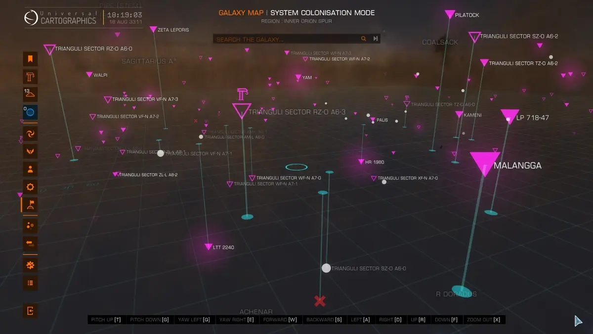 Icons legend/Galaxy map/System Colonization | Elite Dangerous Wiki | Fandom