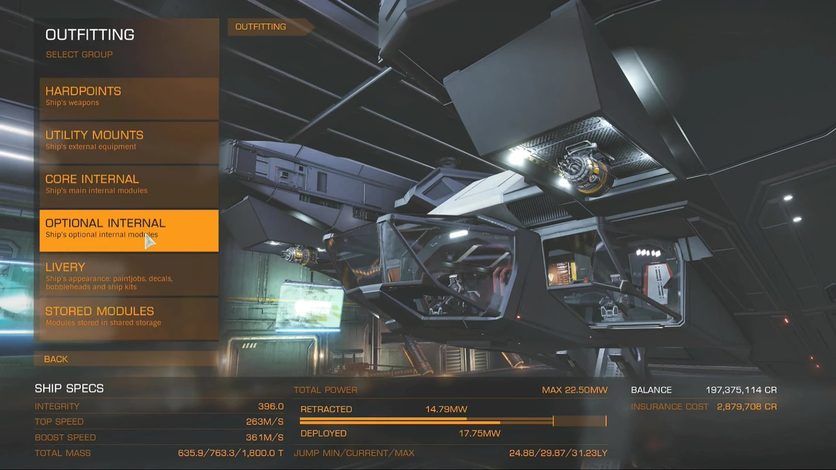 Outfitting | 精英危险中文站 维基 | Fandom