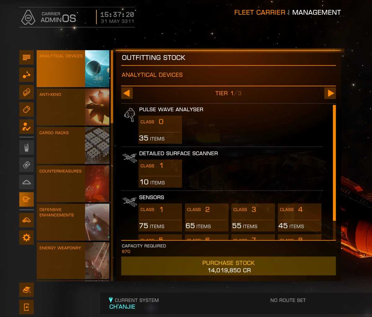 Fleet Carrier Outfitting Service | Elite Dangerous Wiki | Fandom