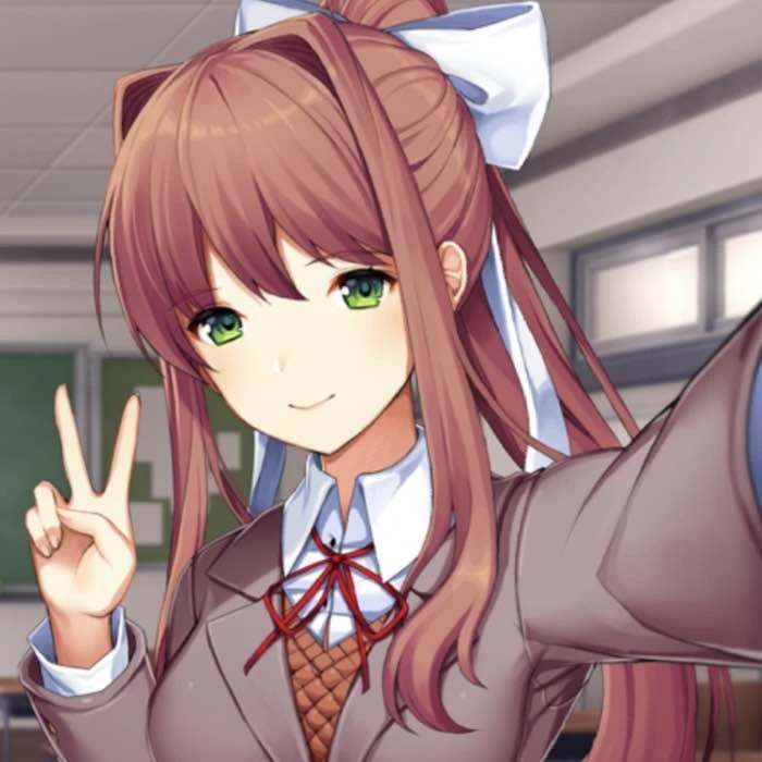 Monika (DDLC!) | Ellie's Little Wiki | Fandom