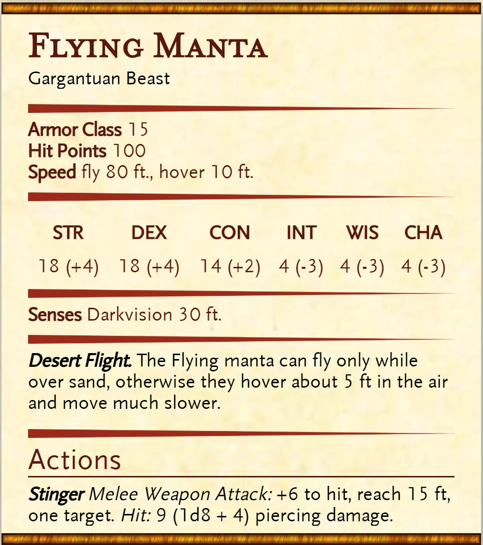 Flying Manta | Eloria Wiki | Fandom