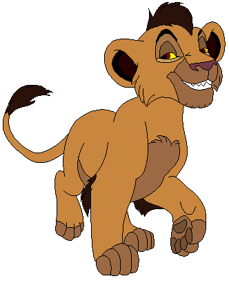 El Rey León Kovu Y Los Cachorros De Kiara