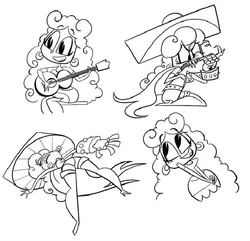 el tigre the adventures of manny rivera coloring pages