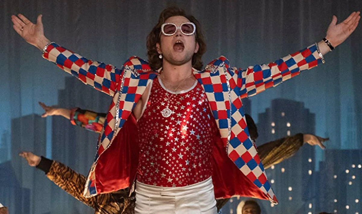 Chaqueta con estampado de cuadros de colores | Wiki Rocketman | Fandom