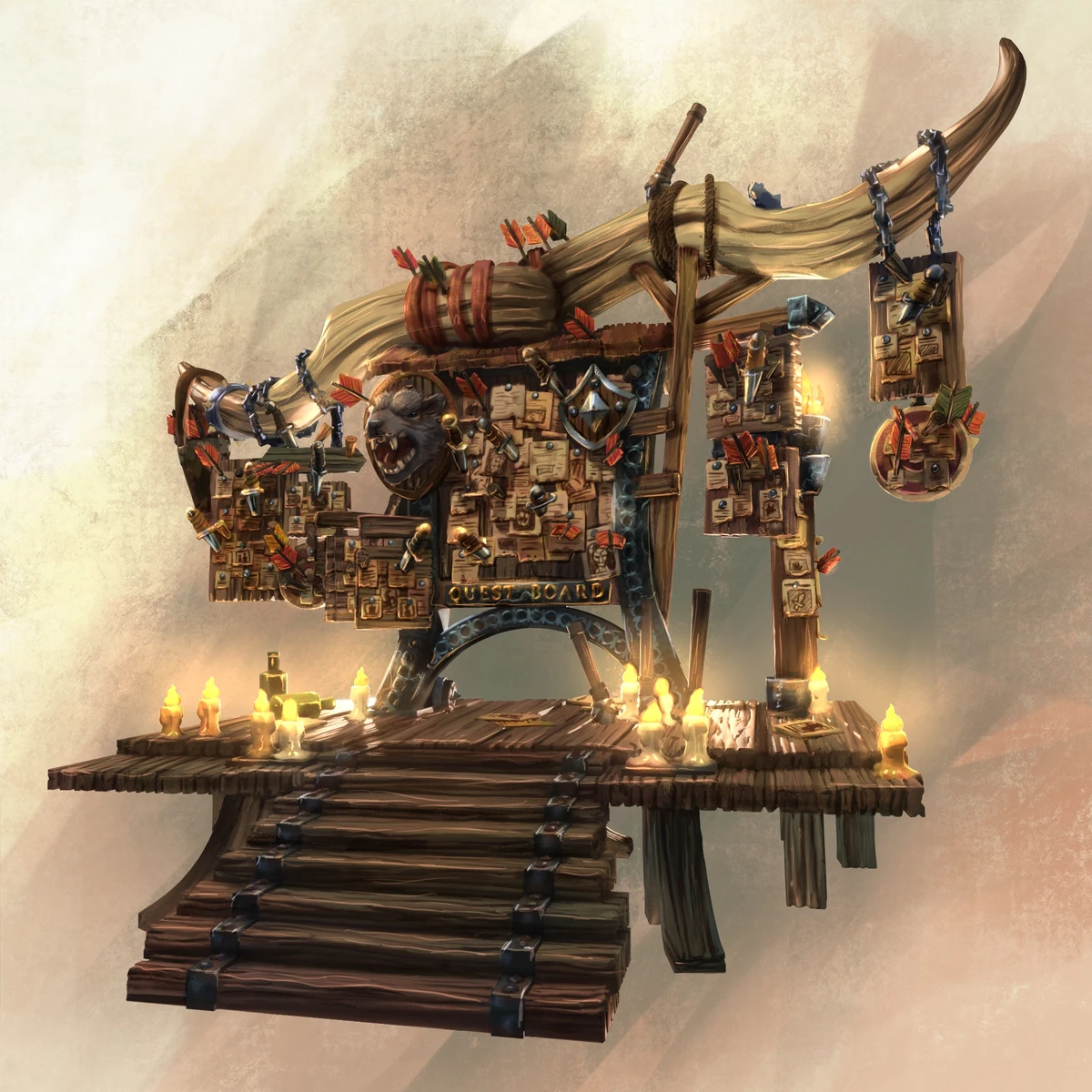 The Steel Board (Adventurers Guild Quest Board) | Eluan Wiki | Fandom