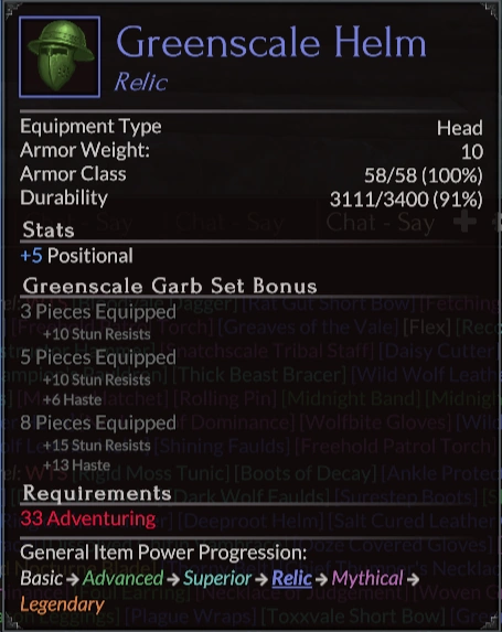 Greenscale Helm | Embers Adrift Wiki | Fandom