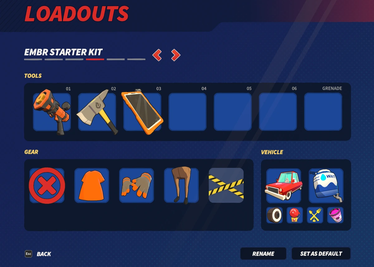 Loadouts | Embr Wiki | Fandom