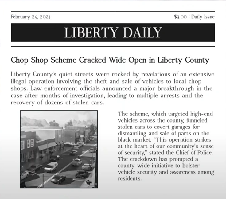 Liberty Daily | Emergency Response Liberty County Wiki | Fandom