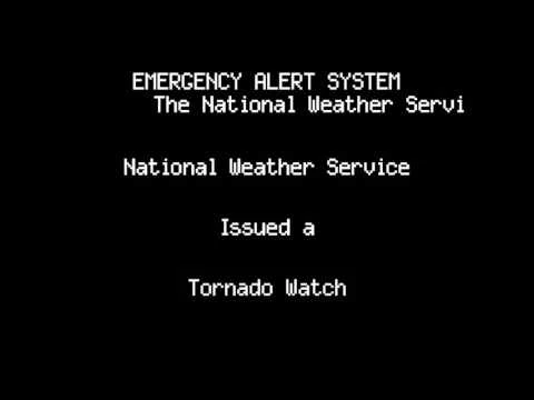Emergency Alert System Tornado Warning