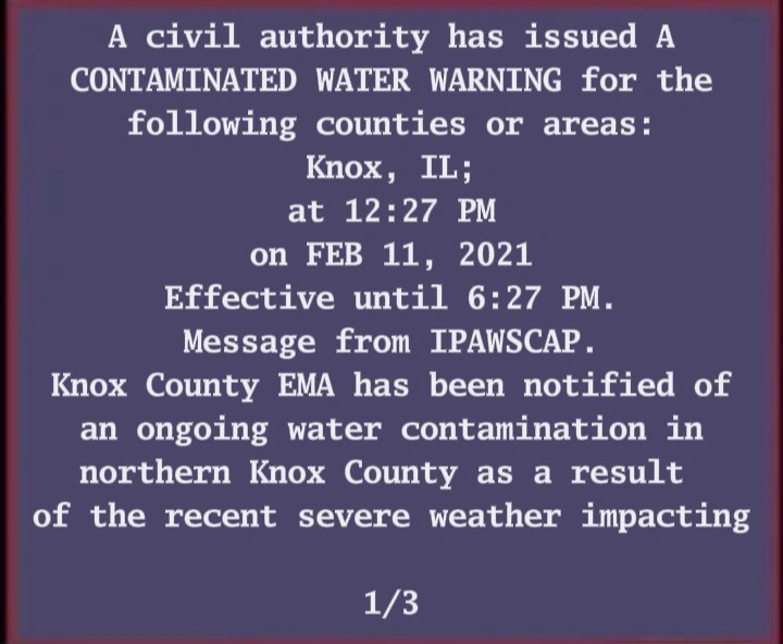 Contaminated Water Warning | Emergency Alert System Wiki | Fandom