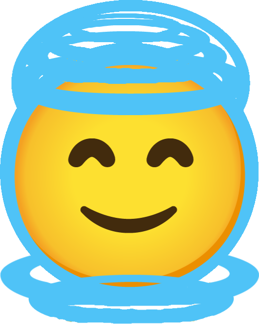 Smiling Face with Desugra Halos | Emoji Fanon Wiki | Fandom
